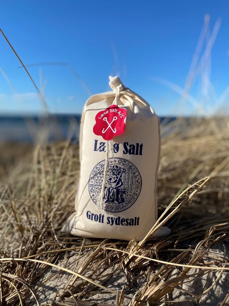 Læsø Salt 1 kg i lærredspose - LÆSØ - Laesoeshoppen.dk