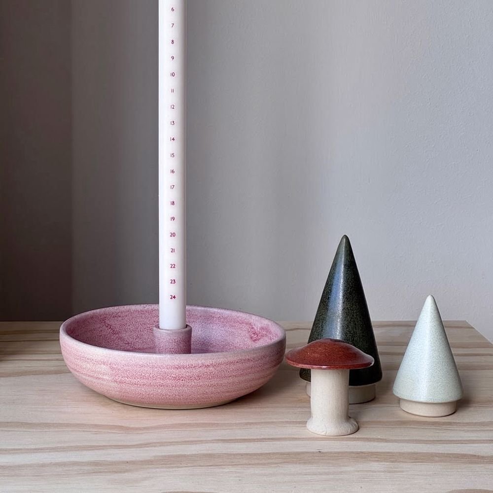 Julie Damhus Studio - OKTOBER håndlavet lysetage - KERAMIK ...